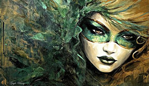 Masquerade Close Up Mixed Media By Gayle Berry Fine Art America