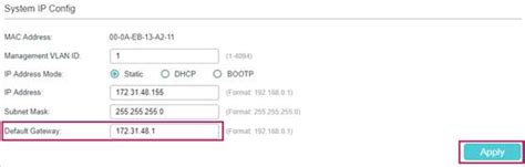 How To Configure The Default Gateway Of The Smart And L2 Managed