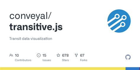 Github Conveyaltransitivejs Transit Data Visualization