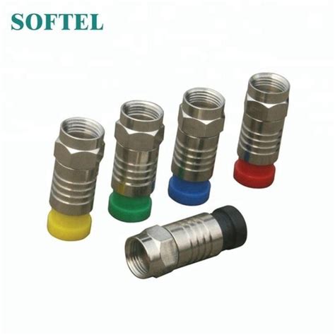 China Rg59 Rg6 Compression Connectors Manufacturers Suppliers Factory Direct Wholesale Softel