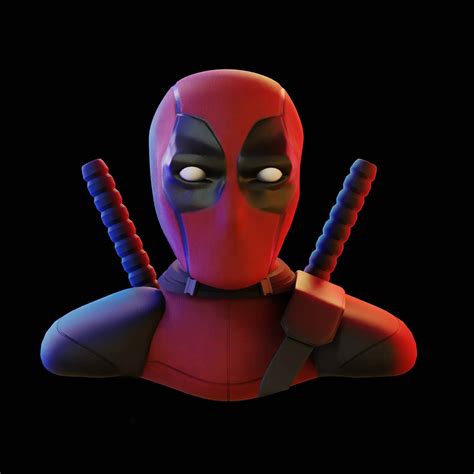Deadpool 3d Sculpt I Made In Blender By Jlhardeman On Deviantart