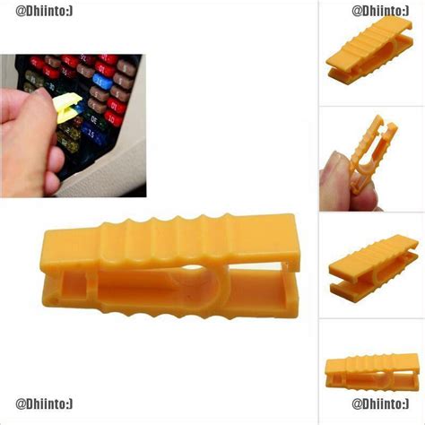 Tdst 2 Pcs Fuse Puller Automobile Car Fuse Fetch Clip Powerful