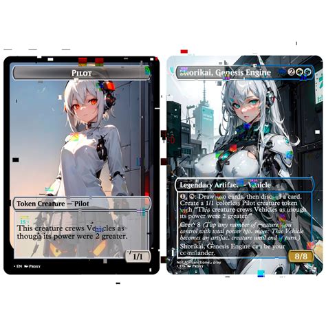 Shorikai Genesis Engine Proxy Pilot Token Set Bundle Etsy