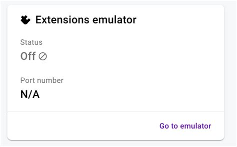 Extension Emulator Started But Cannot Show In The UI Issue