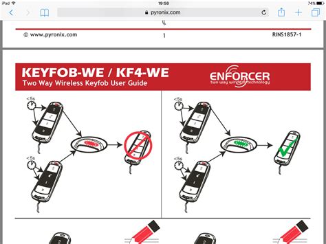 Pyronix Enforcer Key Fob Lights Flashing Almost Continuously Diynot Forums