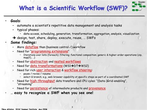 Ppt Introduction To Scientific Workflows And The Kepler System