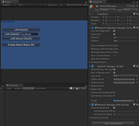 how to handle host migration for unet matchmaker in the lobby unity