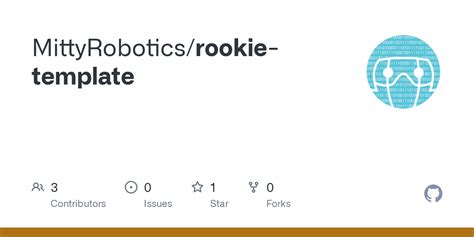 GitHub MittyRobotics Rookie Template