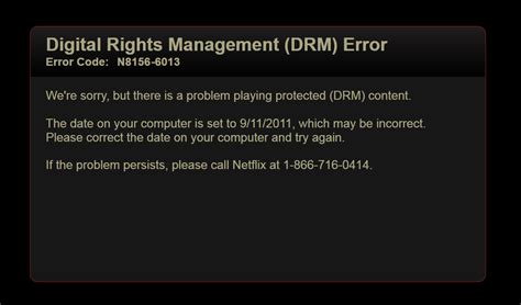 Fix Netflix Drm Error N8156 6013 David Vielmetter