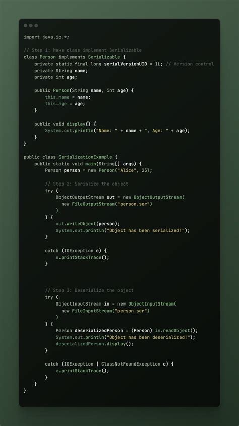Emmanuel Anene On Linkedin Java Serialization And Deserialization