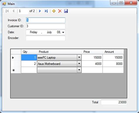Calculate Column In Datagridview Sourcecodester