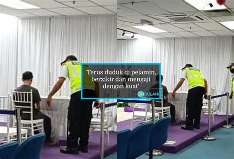 Lelaki Terjah Ruang Nikah Pejabat Jawi Tiba Tiba Duduk Atas Pelamin Zikir And Mengaji Dengan