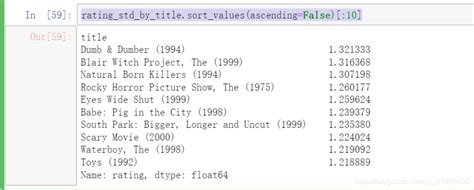 python数据分析案例二：分析movielens 1m数据集 movielens 数据集分析 csdn博客