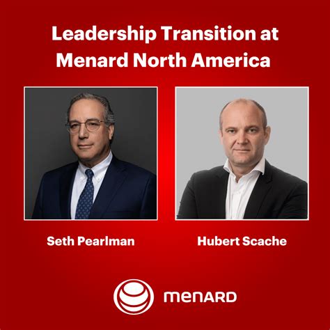 Menard North America Announces Leadership Transition