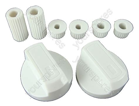 Universal White Control Knobs Toaster Trouser Press Camping Stove Hob X