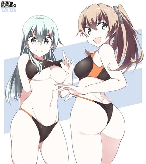 Suzuya And Kumano Kantai Collection Drawn By Shiginosohuzi Danbooru