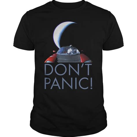 Spacex Starman Dont Panic Shirt Kutee Boutique