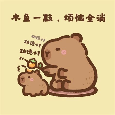 圣诞快乐圣诞礼物是卡皮巴拉头像～