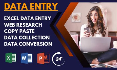 do perfect data entry copy paste web research data collection by