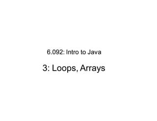 Lecture Loops Arrays Pdf