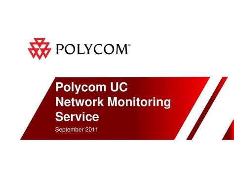 PPT Polycom UC Network Monitoring Service PowerPoint Presentation Free Download ID