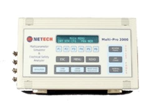 Netech Multi Pro 2000 Electrical Safety Analyzer 110 Volts Medex Supply