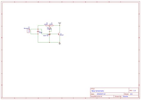 Condencator Microphone With Amplifier OSHWLab