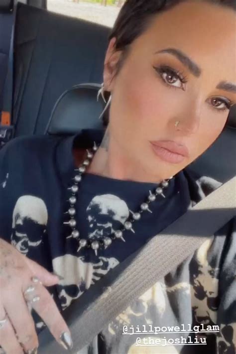 Demi Lovato Instagram Story July 15 2022 Star Style