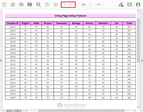 How To Fit An Excel Sheet In One Pdf Page Simple Methods