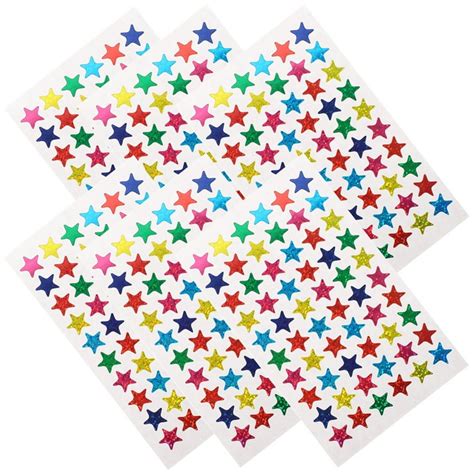 Glitter Star Stickers