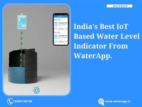 India S Best IoT Based Water Level Indicator From WaterApp