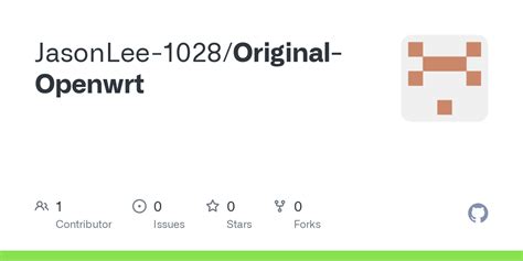 GitHub JasonLee Original Openwrt
