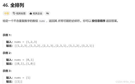 Top100全排列 Csdn博客