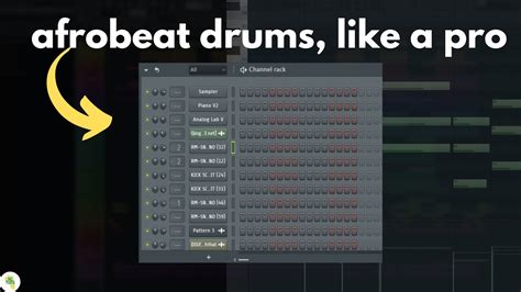 How to make Afrobeat Drum Pattern in Fl Studio - YouTube