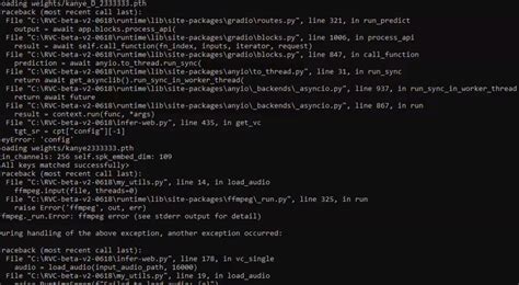 Help Error While Converting In Model Inference 430 · Issue 640 · Rvc Projectretrieval