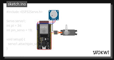 Sesi 16 Mini Task 1 Motor Servo Potensiometer Wokwi Esp32