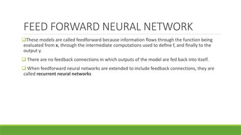 Feed Forward Back Propagationgradient Descent Pptx Artificial Intelligence Technology