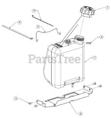 13AN77BS011 - Troy-Bilt Pony Lawn Tractor (2017) Parts Lookup with Diagrams | PartsTree