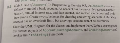 Solved Their Cost 13 Subclasses Of Account In Programming