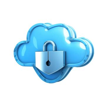 D Cloud Security Png Illustration Cloud D Illustration Password PNG Transparent Image And