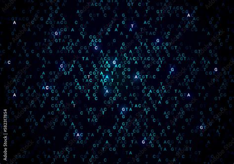 DNA Code Data Background Abstract Agct Genetic Medical Genomic Human Data Background Design