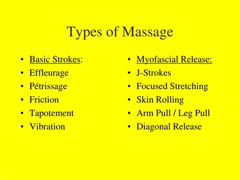 Types Of Massage Manipulation At Laverne Kelleher Blog