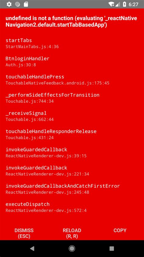 React Native Undefined Is Not A Function Evaluating
