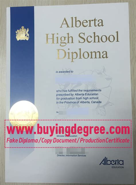 Can I Fake Alberta High School Diploma