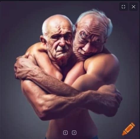 Some Fun Anyone Cursed Ai Image Of The Week Prompt Old Man Vs Young