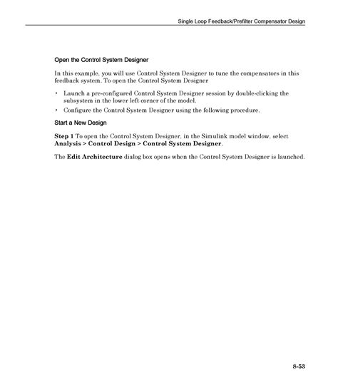 Simulink Control Design 85 Open The Control System Designer In This Example You Will Use