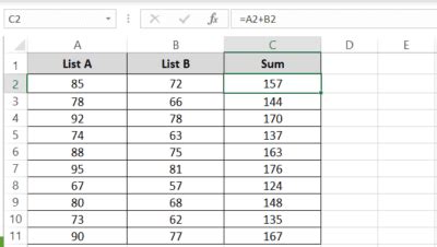 Does Dragging An Excel Formula Not Work Here S Why Spreadsheeto