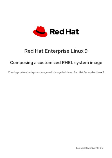 Red Hat Enterprise Linux Composing A Customized Rhel System Image En Us Red Hat Enterprise