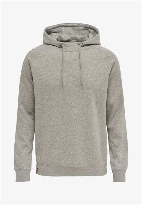 Hummel Hmlred Hoodie Grey Melangegrijs Gemêleerd Zalandonl