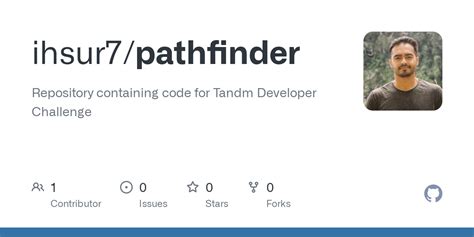 GitHub Ihsur7 Pathfinder Repository Containing Code For Tandm Developer Challenge